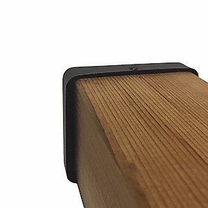 Nuvo Iron US-PCP11BLK US-4x4 Eazy Pyramid Cap, 4" x 4" (Fits Over 4” x 4” Nominal USA retailers Square Posts), Black