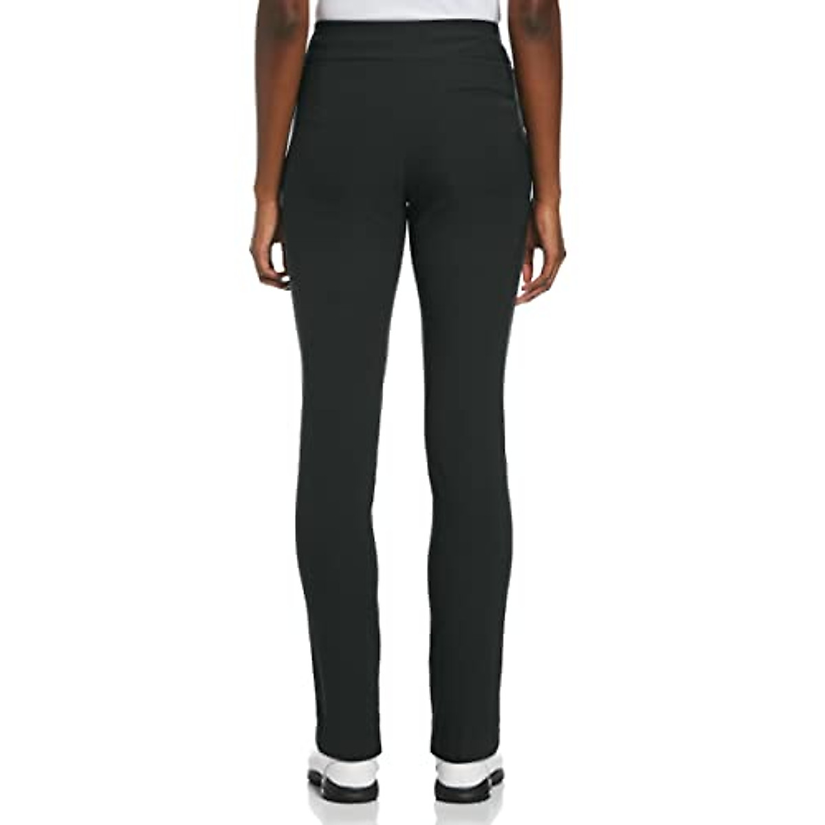 PGA TOUR Women's Regular Pull-on Golf Pant with Tummy Control (Size X-Small-Xx-Large), Black