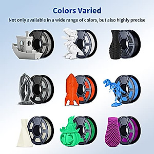 ANYCUBIC PLA 3D Printer Filament, 3D Printing PLA Filament 1.75mm Dimensional Accuracy +/- 0.02mm, 1KG Spool (2.2 lbs), Grey