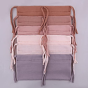 Eforcase Baby Crib Organizer Cot Caddy Bed Storage Bag 2 Pockets Hanging Diaper Nursery Organizer Bed Hanging Organizer Bag