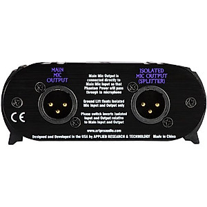 ART Splitcom Pro 2 Way Microphone Splitter and Combiner, Monitor