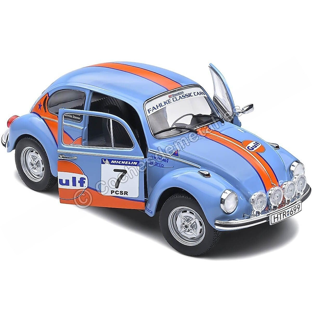 solido S1800517 1:18 2019 Volkswagen Beetle 1303 Rallye Colds Balls Collectible Miniature car, Multi