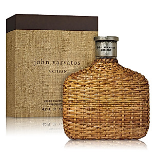 John Varvatos Men's Cologne, Artisan Eau de Toilette EDT Spray, Woody Citrus Scent with Notes of Mexican Winter Mandarin, Purple Ginger & Balambre, 4.2 fl oz