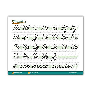 Channie’s Easy Peasy Cursive Handwriting Workbook for Kids, Tracing & Cursive Writing Practice Book, 80 Pages Front & Back, 40 Sheets, Grades 1st – 3rd, Size 8.5” x 11”