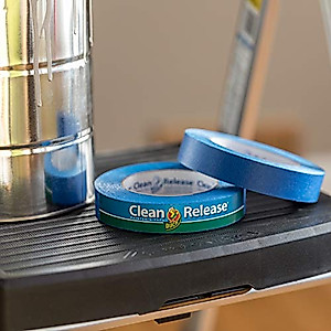 Duck Clean Release Blue Painter's Tape 1-Inch (0.94-Inch x 60-Yard), 6 Rolls, 360 Total Yards, 240459