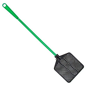 OFXDD Rubber Fly Swatter, Long Fly Swatter Pack, Fly Swatter Heavy Duty, Green Color (3 Pack)