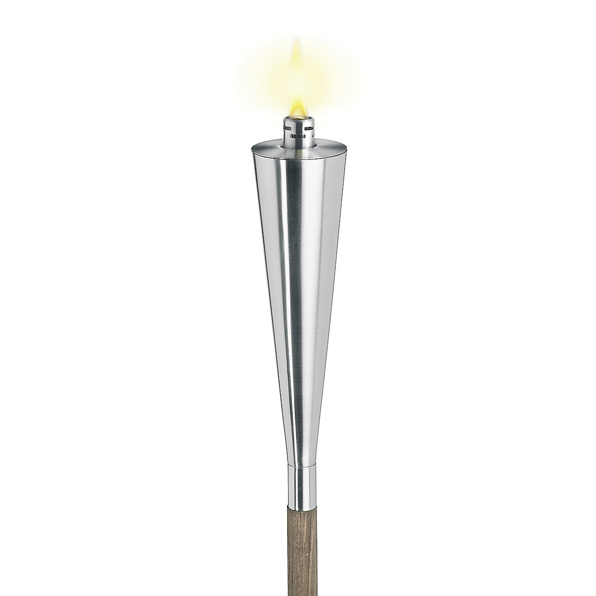 blomus 65007 Torch with Beechwood Stake, Cone Style