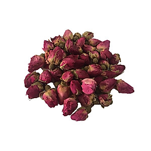 HerbsGreen Premium Dried Red Rose Buds, 100% Natural (4 oz. Bag)