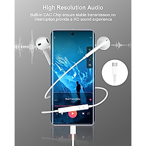 SKYCABLE USB Type C Headphones, 2-Pack, Wide Compatibility, Enhanced Audio Quality, Ergonomic Design, Convenient Remote Control & Microphone