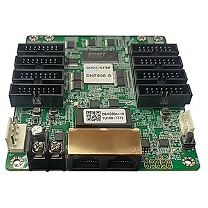 ZiaYi DH7508-S Novastar LED Screen Receiving Card Display Control System Card 256X256 Pixels 8*HUB75 Interface