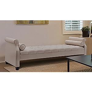 Jennifer Taylor Home Eliza Sofa Bed, Sky Neutral, Twin