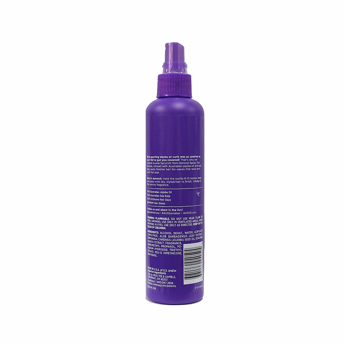 Aussie Sprunch Non-Aerosol Hairspray 8.5 Fl Oz (Pack of 3)