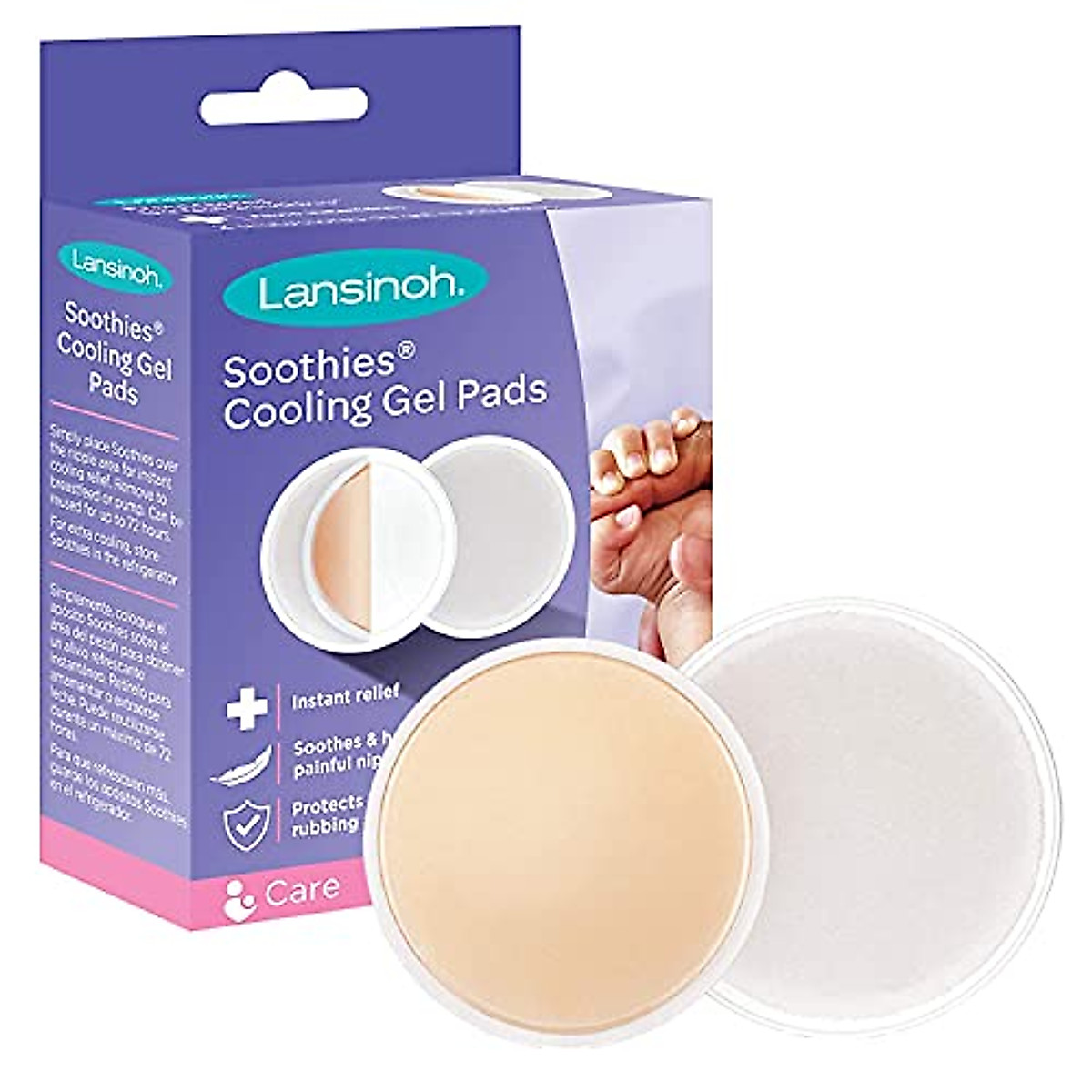 Lansinoh Soothies Gel Pads - 2 ct, Pack of 3