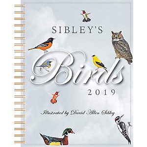 Sibley's Birds Weekly Engagement Calendar 2019 Planner 6.5" x 8.5" Spiral
