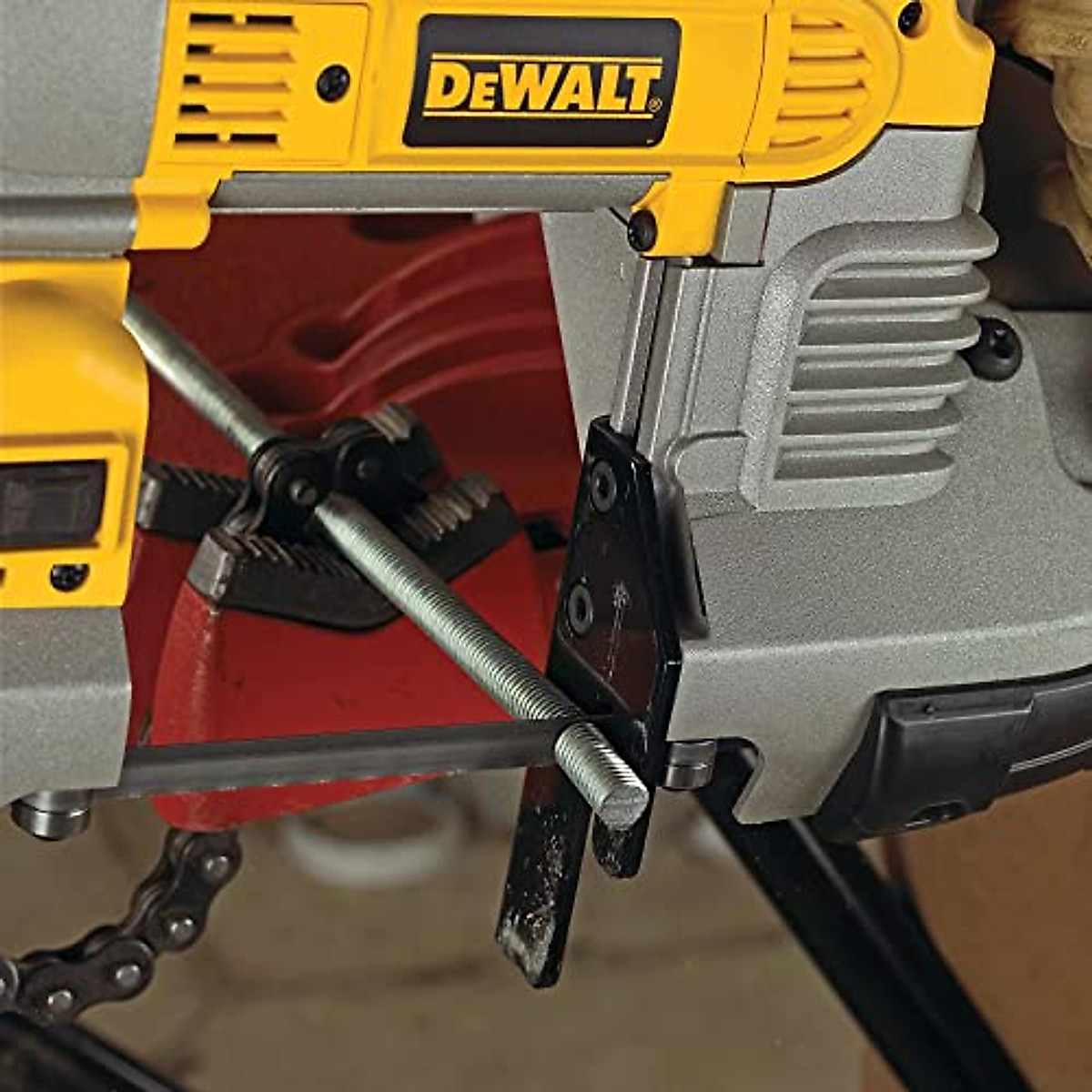 DEWALT - GID-298457 Portable Band Saw, Deep Cut, 10 Amp, 5-Inch (DWM120) Black/Yellow