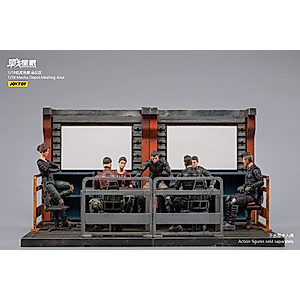HiPlay JoyToy Science-Fiction Theme Scene Base for 1/18 Scale Action Figures- 1/18 Mecha Depot:Meeting Area JT0913
