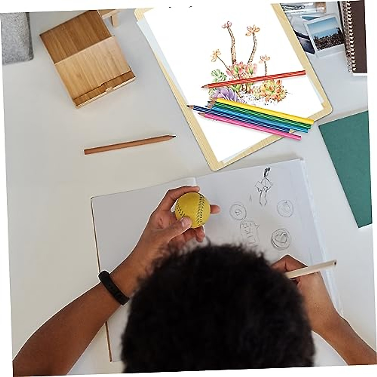 Tofficu 8 pcs Folder Board Pencils Plastic File folders Plastic clipboards a4 File Clip Folder foldgers Clip Boards 8.5x11 Low Wooden Pencil Sketch Hand Support Exam Paper Clips