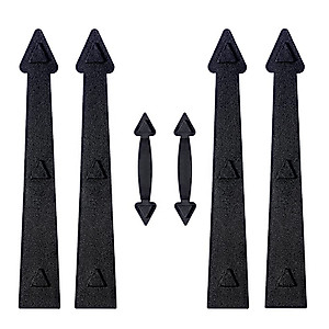 Garage Door Accents Magnetic Handle Hinges Kit Faux Garage Hardware Kit Creative Magnets Garage Door Hardware Decoration