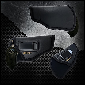 Black Eco Leather Bond Arms Holster Derringer for Ranger Ii .45lc / .410 4.25" Barrel - Quick Draw Derringer Holster for Men/Women - Eco Leather Concealed Carry Holster - Sweatproof