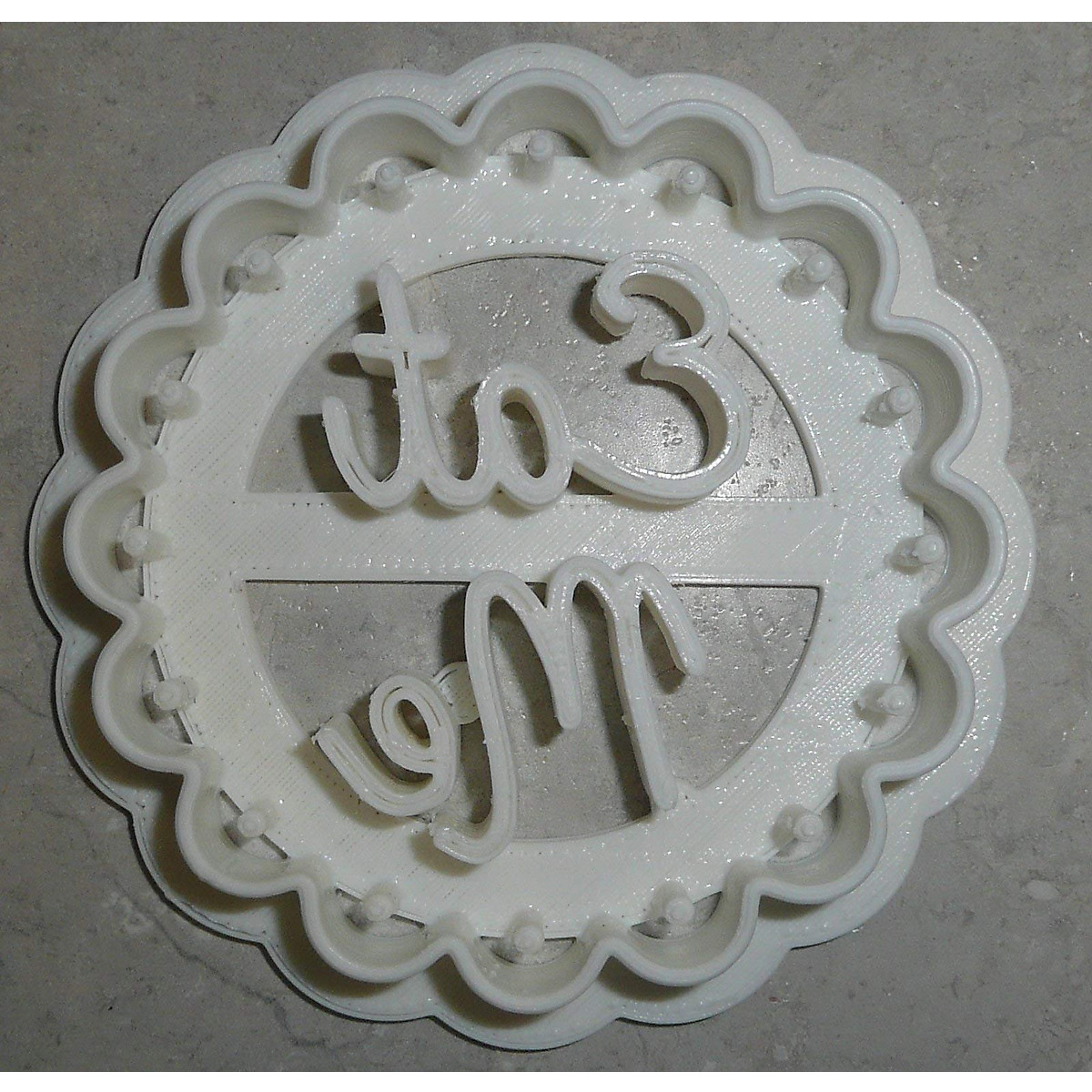 INSPIRED BY EAT ME CAKE ALICE IN WONDERLAND THEME MAD TEA PARTY COOKIE CUTTER MADE IN USA PR2438