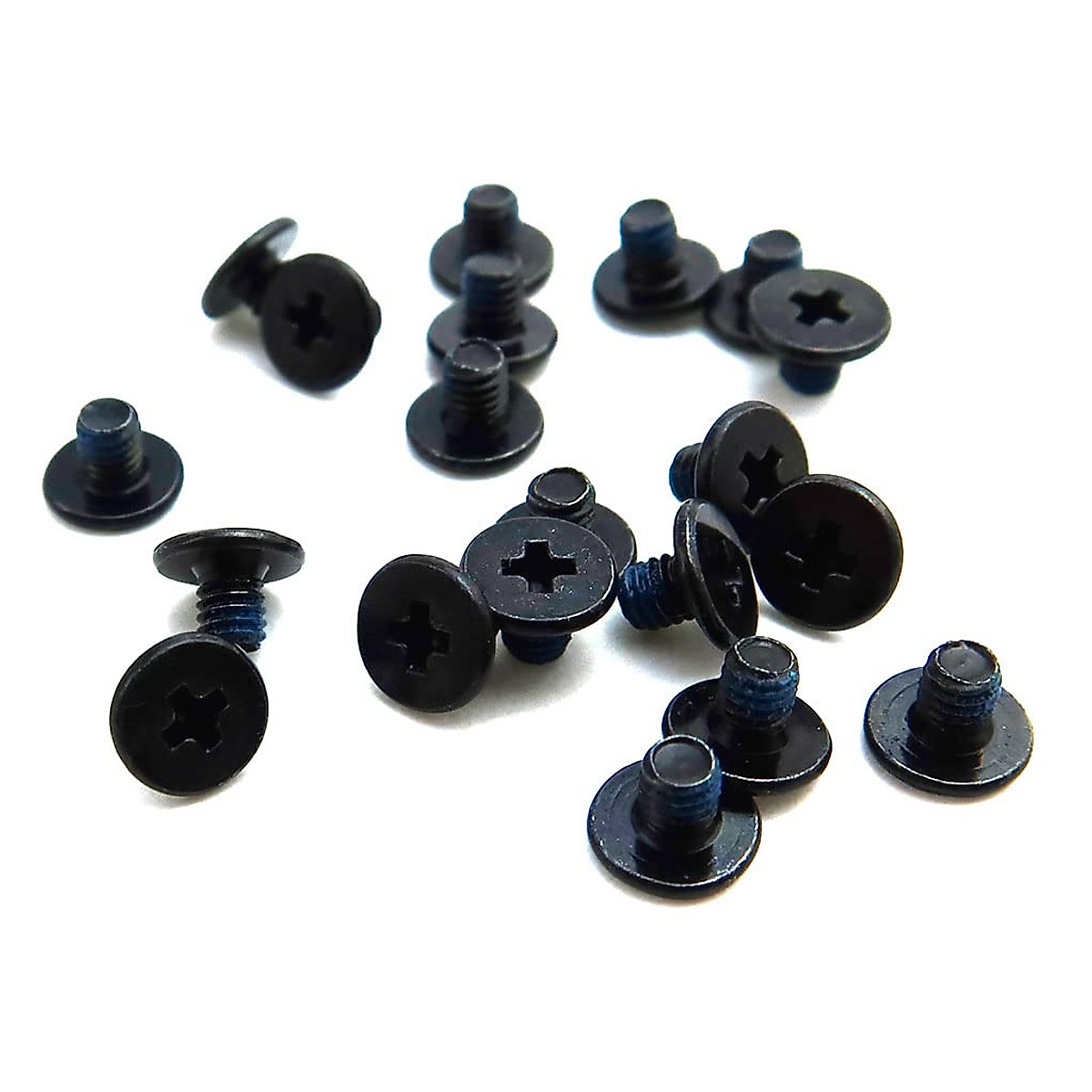 Nylok Patch Flat Phillips Head M2.5x3mm Screws 200 Pieces Package 695019-001 Compatible Replacement Spare Part for HP Compatible and Other Systems