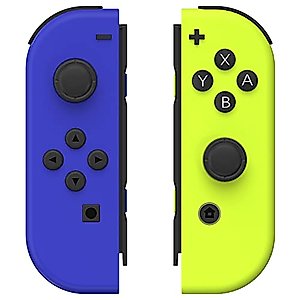 ZNIKVW Joycon Controller Compatible for Switch, Wireless Joy Cons Replacement for Switch Controller, Left and Right Switch Joycons Support Dual Vibration/Wake-up Function/Motion Control