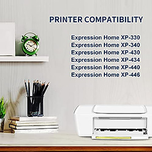 SANUNE 4-Pack 288XL Ink Cartridges Combo Pack Remanufactured for Epson 288 288XL Ink Compatible with Epson XP-440 XP-430 XP-434 XP-446 XP-330 XP-340 Printer (1 Black, 1 Cyan, 1 Magenta, 1 Yellow)