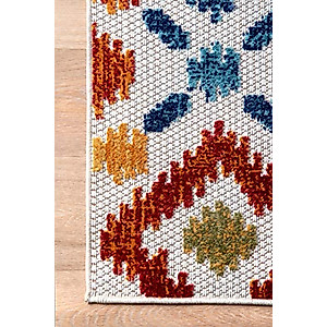nuLOOM Labyrinth Transitional Indoor/Outdoor Accent Rug, 2' x 3', Multi