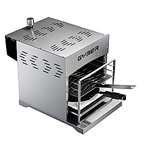 Dutton 2-in-1 Portable Outdoor Gas Grill Steak + Pizza Propane Infrared Grill | Efficient Heating Element