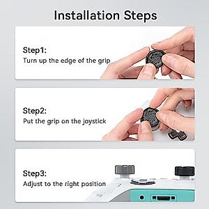 GeekShare Silicone Thumb Grip Caps for Xbox One Controller,Anti-Slip Joystick Cover Set Thumbstick Caps Compatible with Xbox Series X - 2Pairs/4PCS - Black & Gray