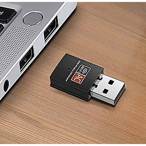 Eborsi 600Mbps Wireless USB WiFi Adapter Dongle Dual Band 2.4G/5GHz W/Antenna 802.11AC Laptop Notebook PC
