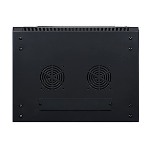 AEONS 12U Professional Wall Mount Network Server Cabinet Enclosure 19-Inch Server Network Rack 16-Inches Deep Black
