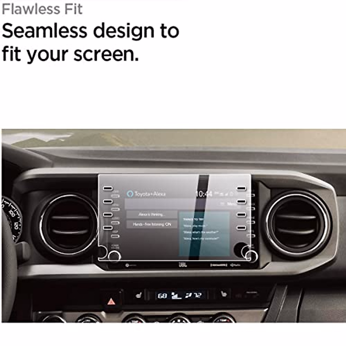 Tempered Glass Screen Protector Compatible With 2022 2023 Toyota Tacoma,Anti-Scratch,Shock-Resistant,HD Clear,Protecting Tacoma Touch Screen. (8 inch)