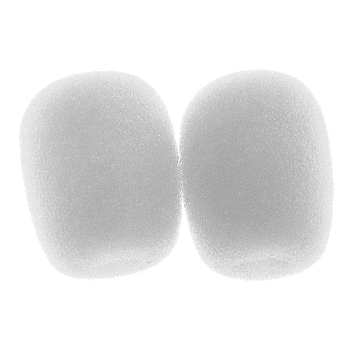 Gazechimp Universal Headset Foam Microphone Windmuff Mic Covers, 10x, White