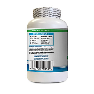 cat Joint Supplements - PET Joint Health Complex with Turmeric - Dogs and Cats - MSM GLUCOSAMINE - Immune Boost - Joint Health for Cats - 3 Bottles (180 Tablets)