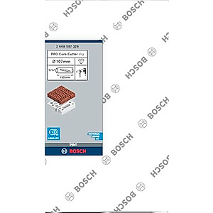 Bosch 2608587328 BSPF Diamond Core Cutter, 107mm x 150mm x 7mm, Silver