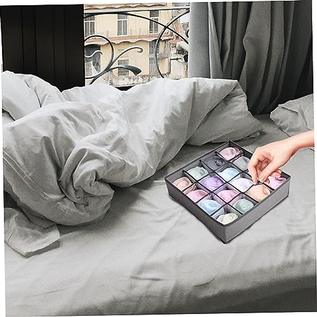 STOBAZA Vanity Storage Drawers 1pc Box Socks Storage Box Vanity Drawer Tie Organizer Clothing Drawers Sock Drawer Sock Organizer Box Compartment Sock Box Compartment Sock Storage Box