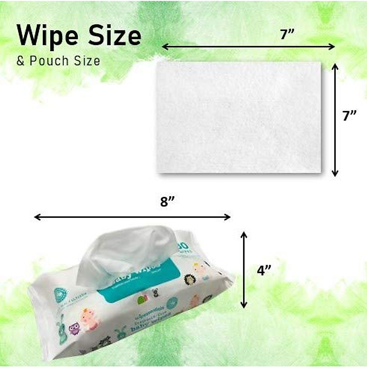 WipEssentials Baby Wipes unscented (for Sensitive Skin) 960 Count - 12 Pack of 80 Count