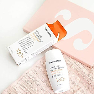 Mesoestetic Mesoprotech Melan Cream SPF 130+ Pigment Control-Protects Skin against UVB, UVA, HEV, IR-Facial Sunblock