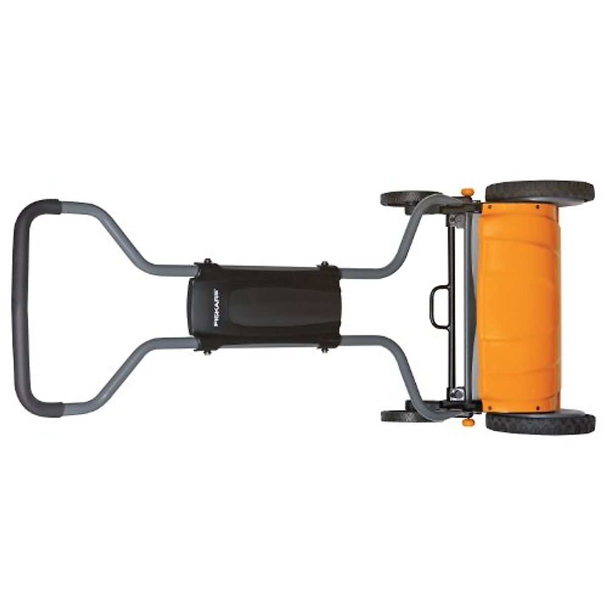 Fiskars 17 Inch Staysharp Push Reel Lawn Mower (6208), Orange