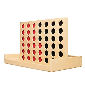 GrowUpSmart Four in A Row Game - Made from Wood