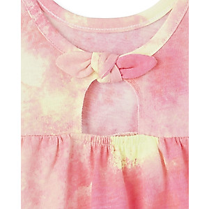 The Children's Place baby girls The Children's Place and Toddler Sleeveless Tank Top Bike Shorts Set Shirt, In the Pink, 4T US