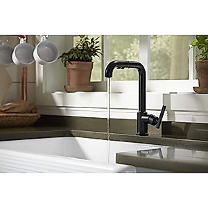 KOHLER K-7505-BL Faucet, Matte Black