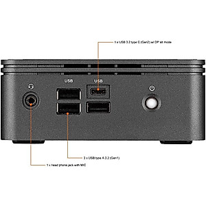 Gigabyte BRIX GB-BRR7H-4800-BWUS Ultra Compact PC Kit (AMD Barebone AMD, Include AMD RYZEN R7-4800U CPU)