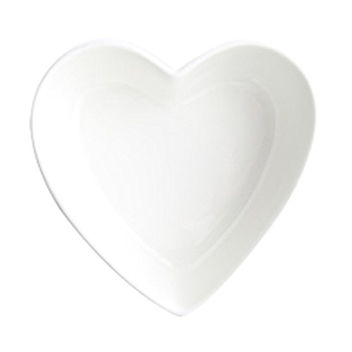 WAIT FLY Heart-shaped Bowls for Salad Soup Snack Dessert Best Kitchen Household Cooking Gifts for Home Kitchen, White