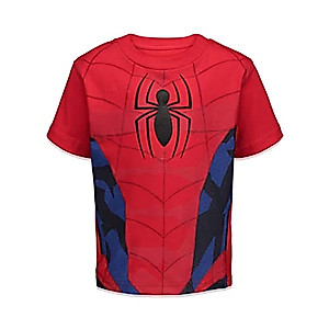 Marvel Spider-Man Big Boys 4 Pack T-Shirts Spiderman 8