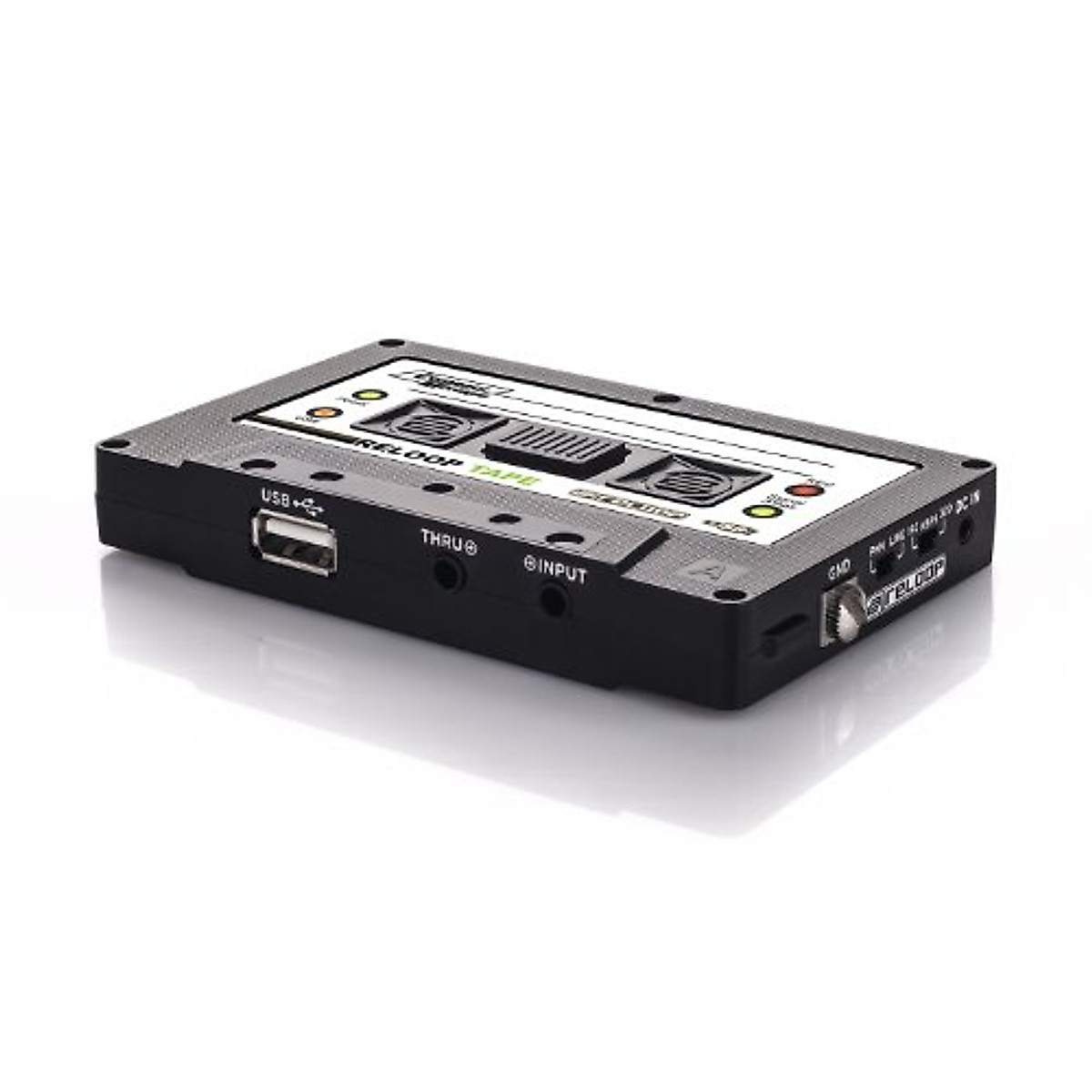 Reloop Tape - USB Tape Recorder with Retro Cassette Look, Black