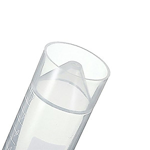 CynKen 10pcs 50ml Plastic Centrifuge Test Tube Empty Bottles Self Standing Screw Caps