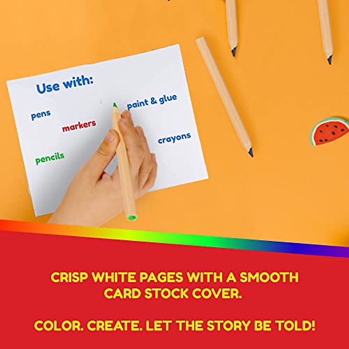 Hygloss Products Blank Books for Journaling, Sketching, Writing and More for Arts and Crafts-Softcover, 24 Pages, 4.25 x 5.5 Inches, 24 Pack, White