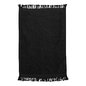 Q-Tees - Fringed Reversible Fingertip Towel (Size: 11" W x 18" L)
